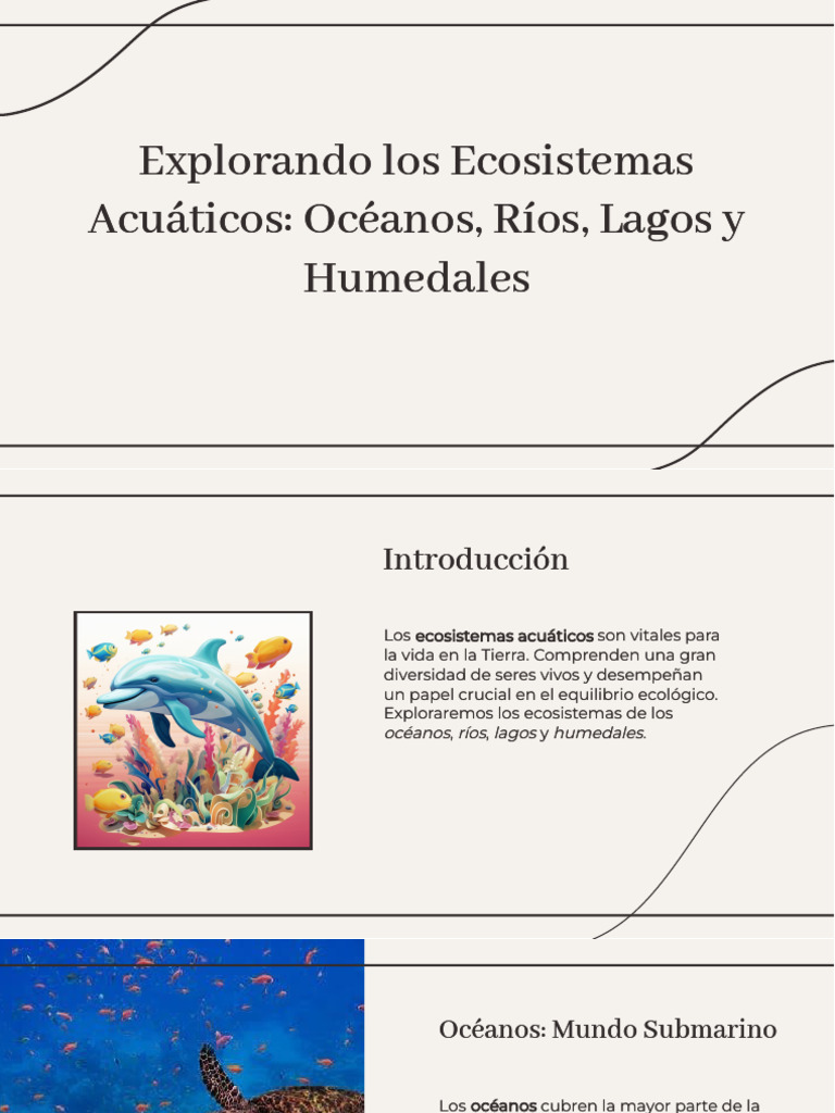 Ecosistema Acuatico | PDF | Ciencia y matemáticas