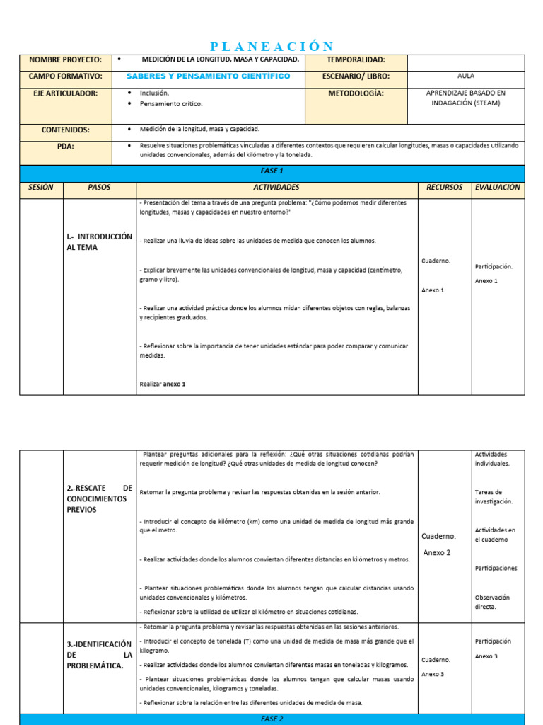 Medición de La Longitud, Masa y Capacidad | PDF | Kilogramo | Litro