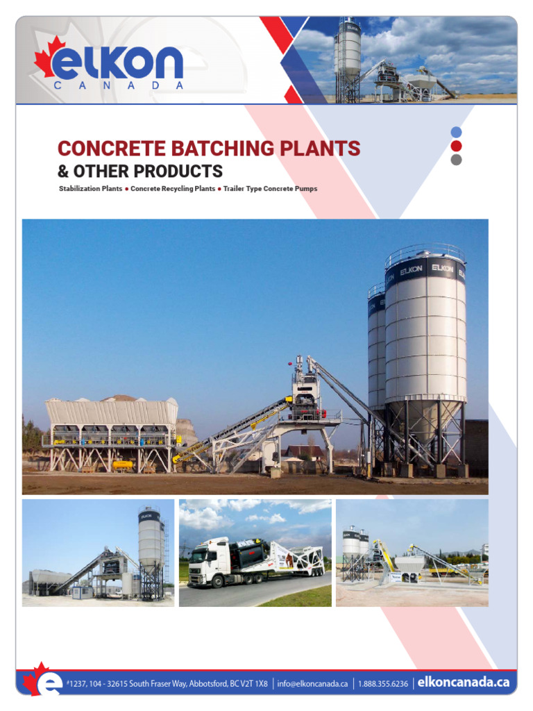 ELKON: Leaders in Concrete Solutions | PDF | Concrete | Engineering