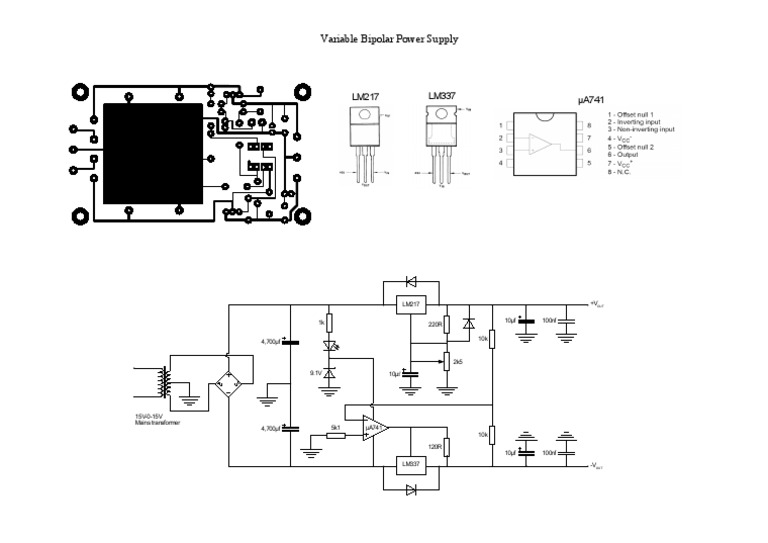 Bipolar Power Supply Circuit Design | PDF | Science & Mathematics ...