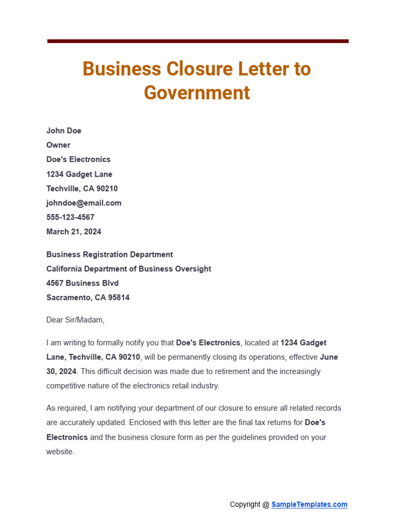 .Archbusiness Closure Letter To Government | PDF | Finance & Money ...