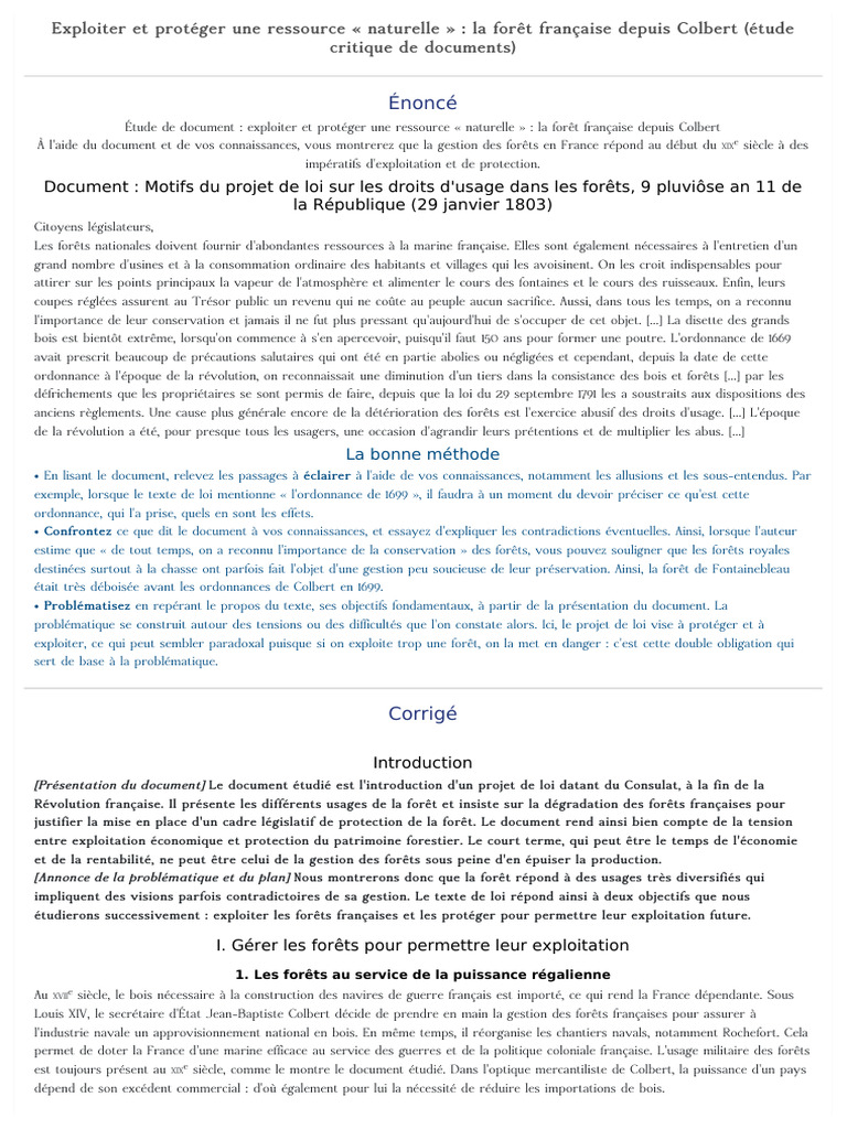 Énoncé | PDF | Forêt