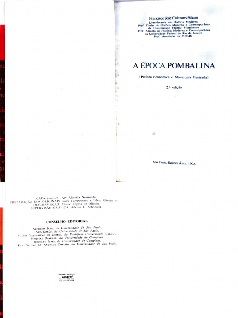 Falcon - Epoca Pombalina | PDF