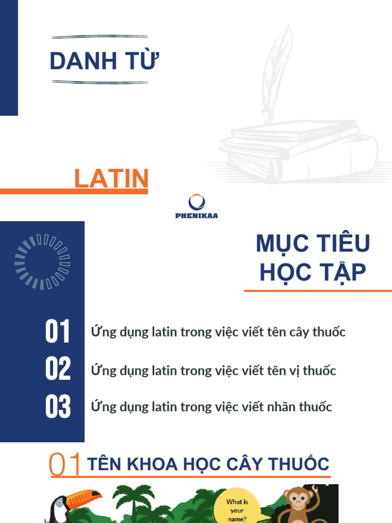 Áp D NG Latin Trong Ngành Dư C | PDF