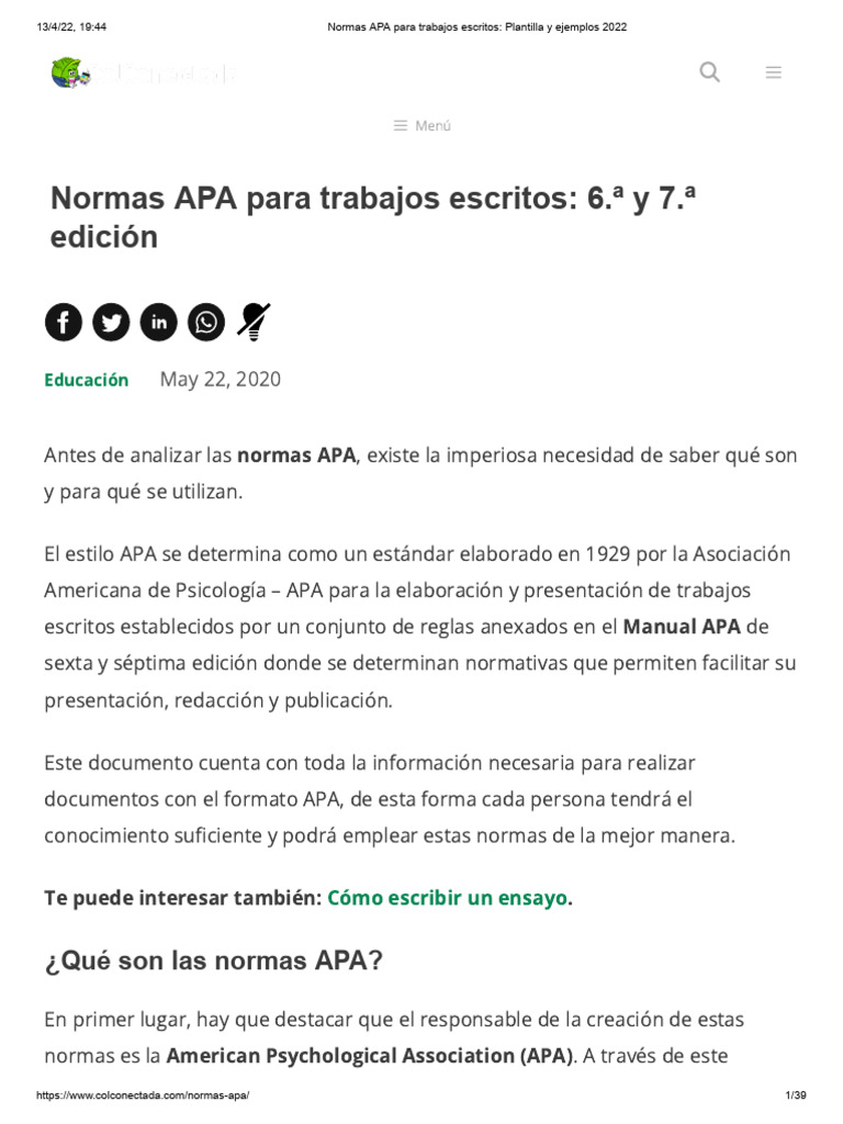 Normas APA para Trabajos Escritos - 2025 | Descargar gratis PDF | Estilo apa | Citación