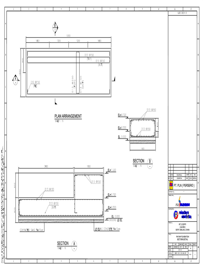205101-00-S-18-Uha-001 Pa Fan Foundation Section and Detail | PDF
