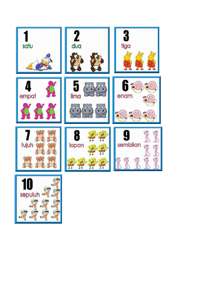 1-2 numbers for kids | PDF