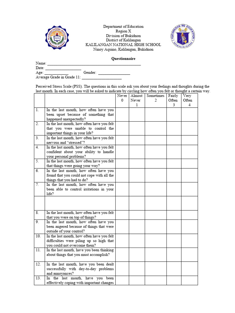 Questionnaire 2 | PDF | Sleep | Animal Physiology