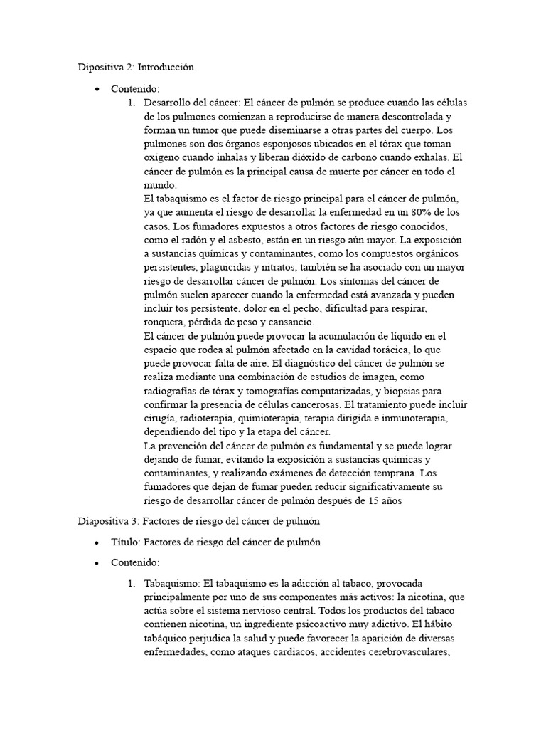 Expo Cyt Fumar y Cancer | PDF | Cáncer de pulmón | Cáncer