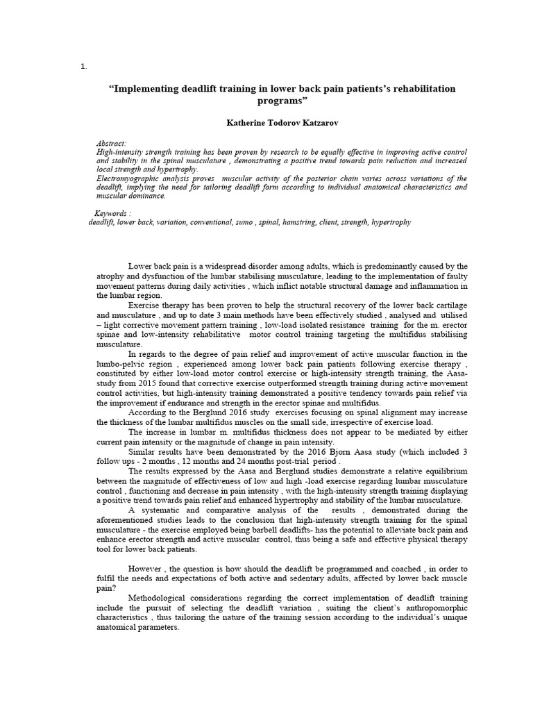 Final (копия) | PDF | Strength Training | Skeletal Muscle