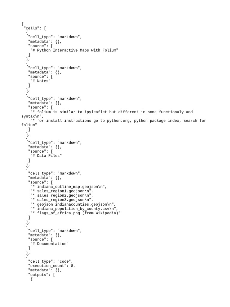 Python Maps With Foliumipynb Pdf Metadata Html Element