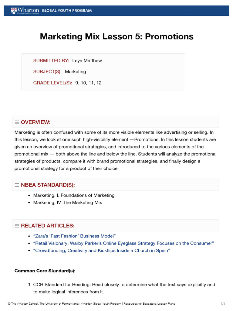 Promotions | PDF | Advertising | Marketing