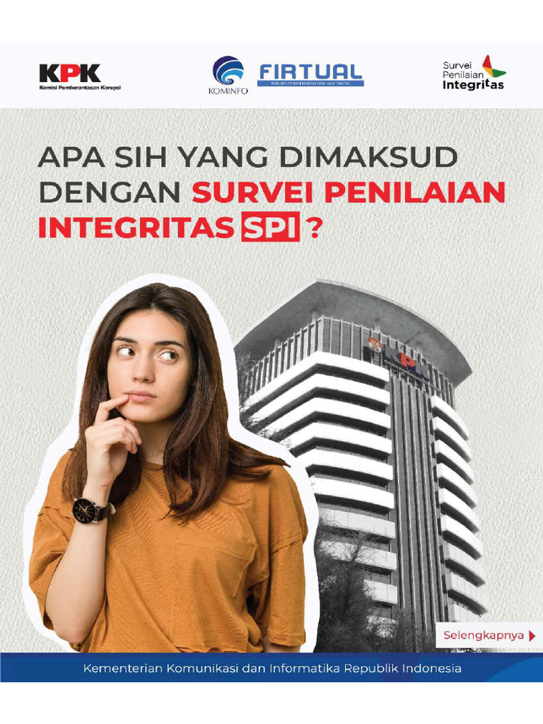 Apa Yang Dimaksud Dengan Survey Penilaian Integritas (SPI) | PDF
