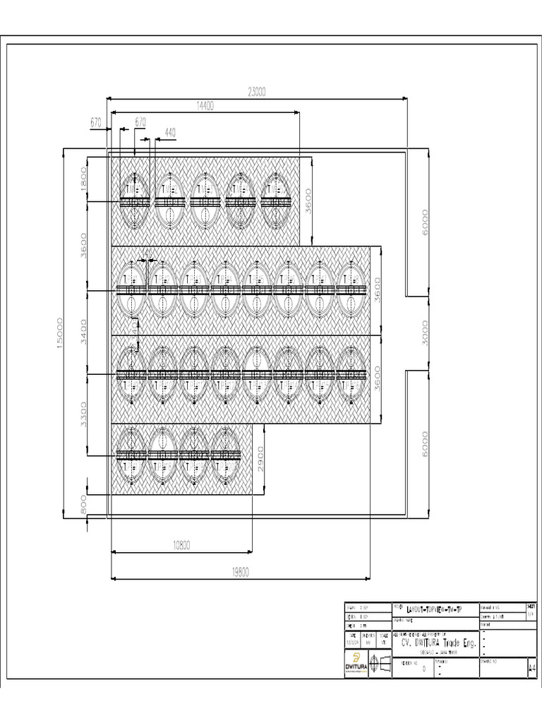 Lay Out Gedung Tanki Masak - Pendingin 1of4 | PDF