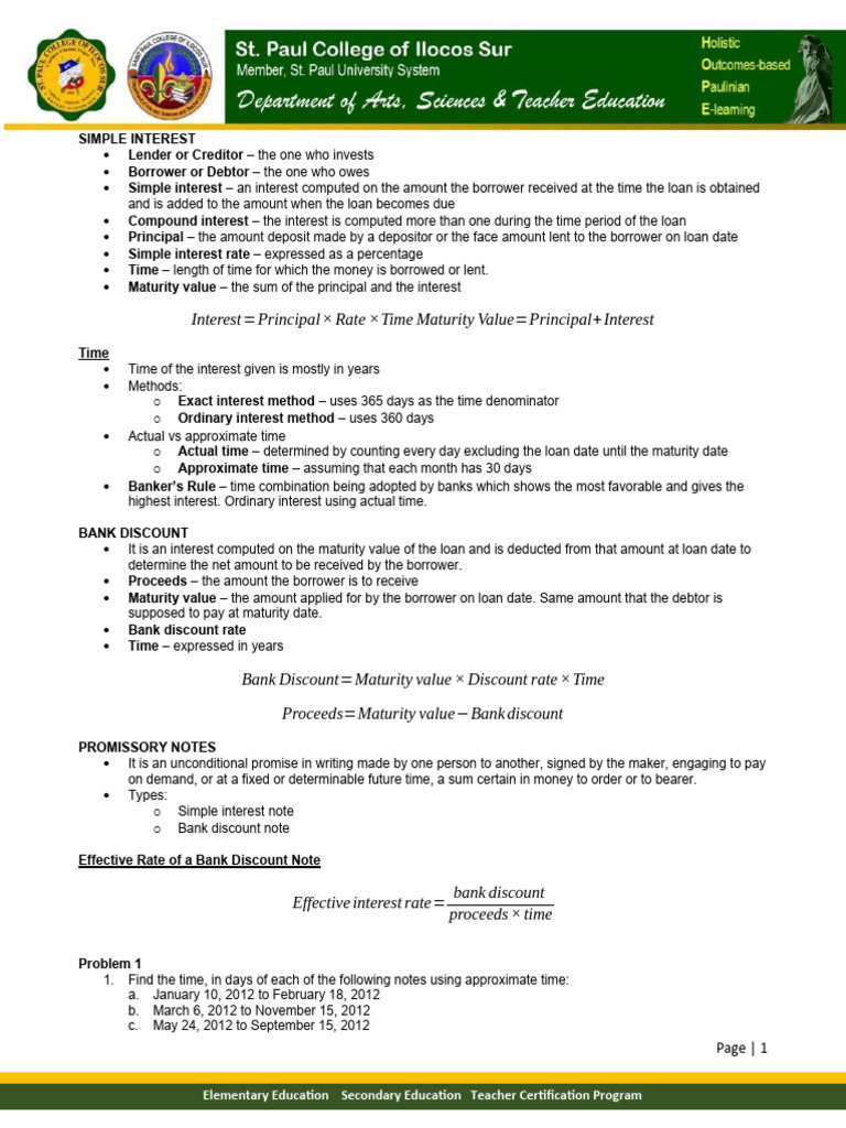 005-Financial-Mathematics | PDF | Interest | Present Value