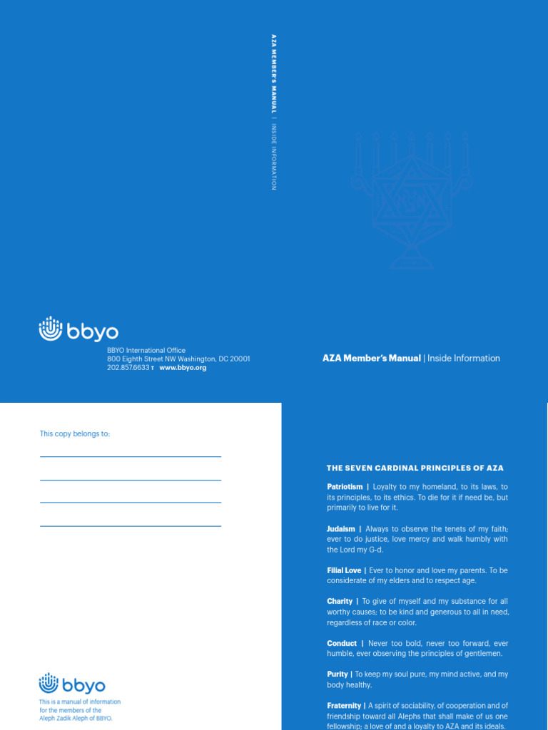 AZA Member's Manual Overview | PDF | Social Science | Religion ...