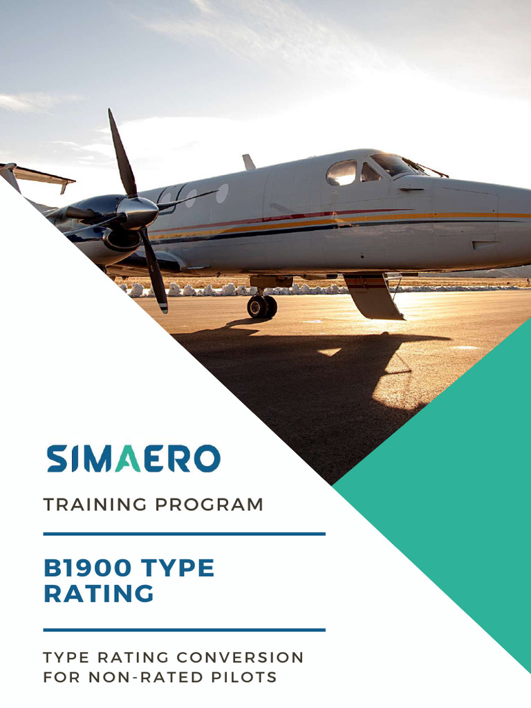 B1900 Type Rating Course Overview Compressed | PDF | Educational Technology | Aviation