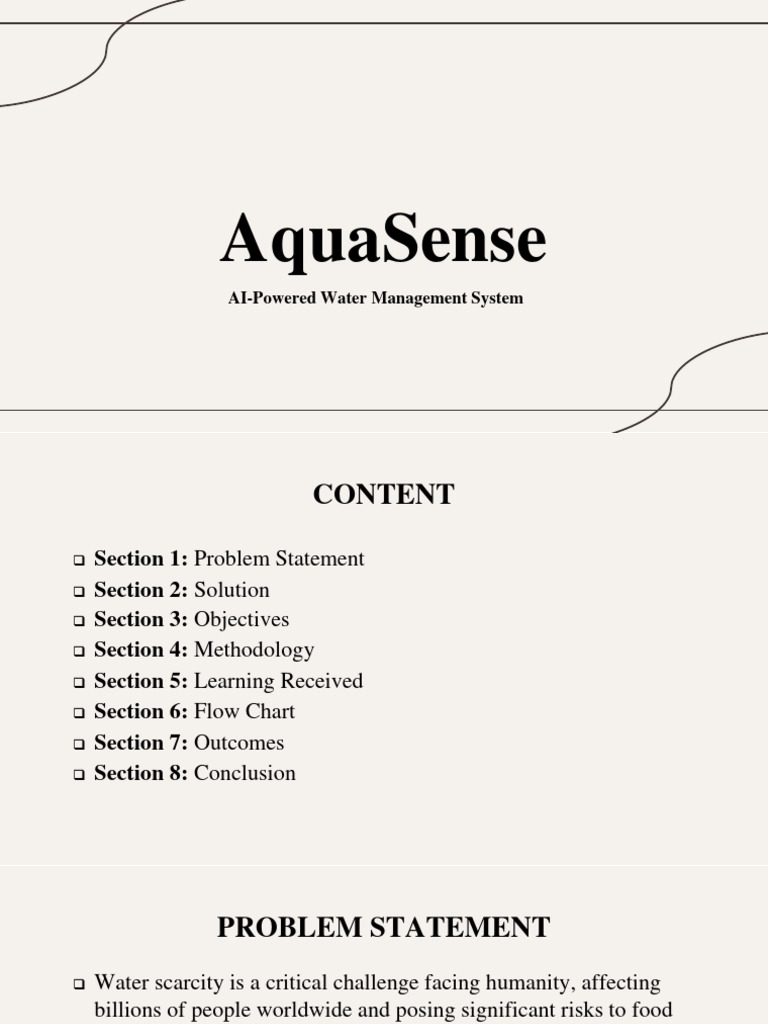 Aqua Sense | PDF | Artificial Intelligence | Intelligence (AI) & Semantics