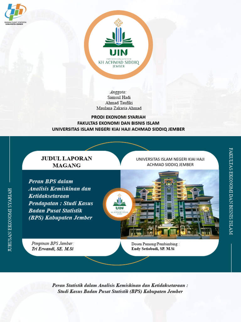 Laporan Magang Bps - Uinkhas Jember (1) (Autosaved) | PDF