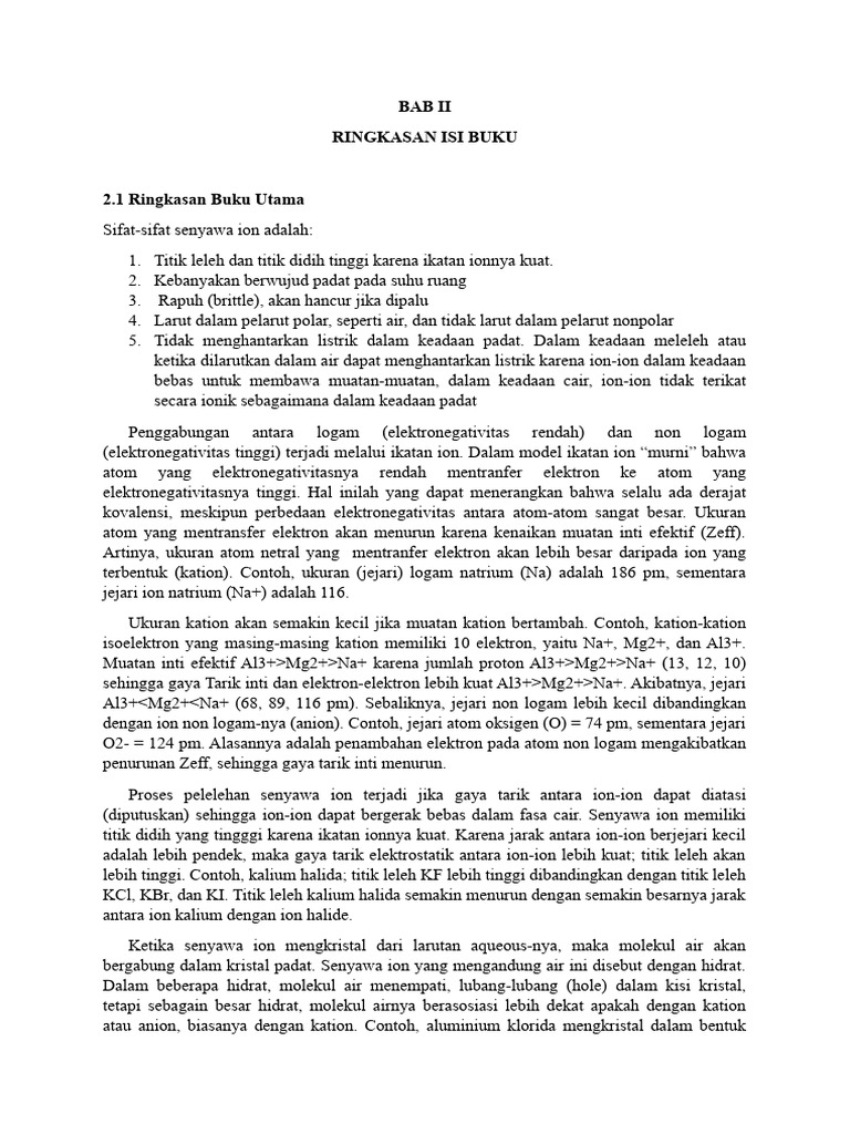 Ringkasan Isi Buku | PDF