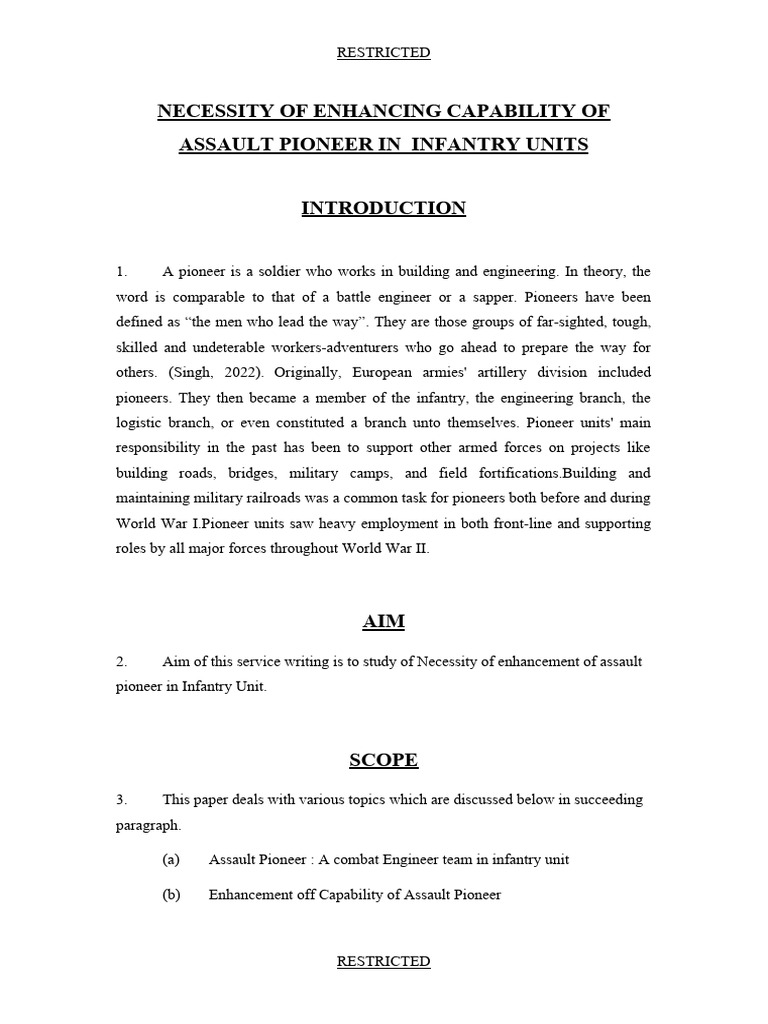 Service Writting | PDF | Military Units And Formations | Military