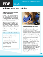 Diabetes Fact Sheets | PDF | Hypoglycemia | Diabetes Mellitus