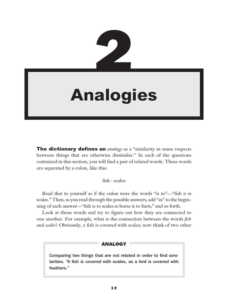 Analogy Practice for Test Takers | PDF | Analogy