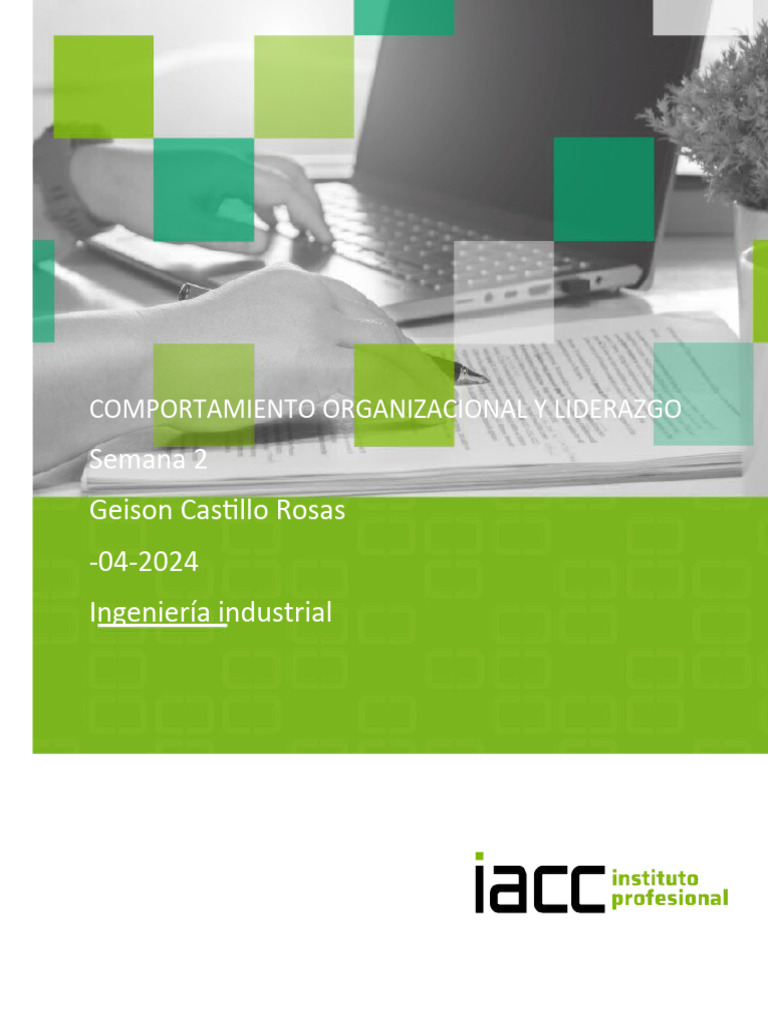 Geison Castillo Tarea 3 Comportamiento | PDF | Comunicación | Team Building