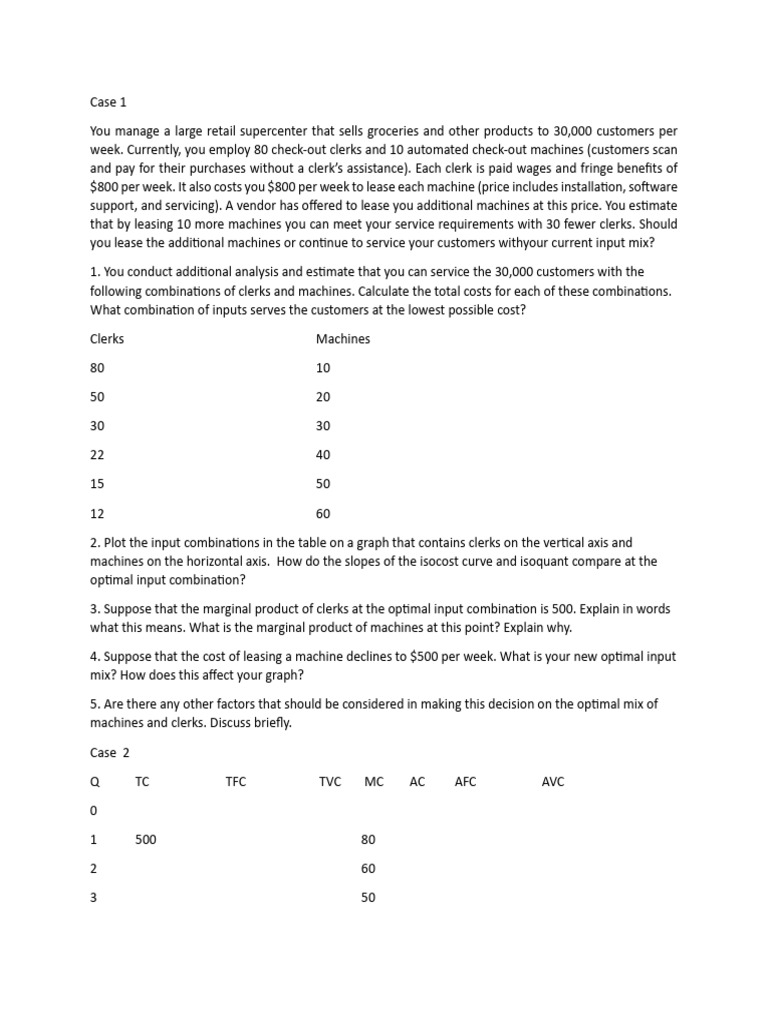 Assignment ECON | PDF | Production And Manufacturing | Business