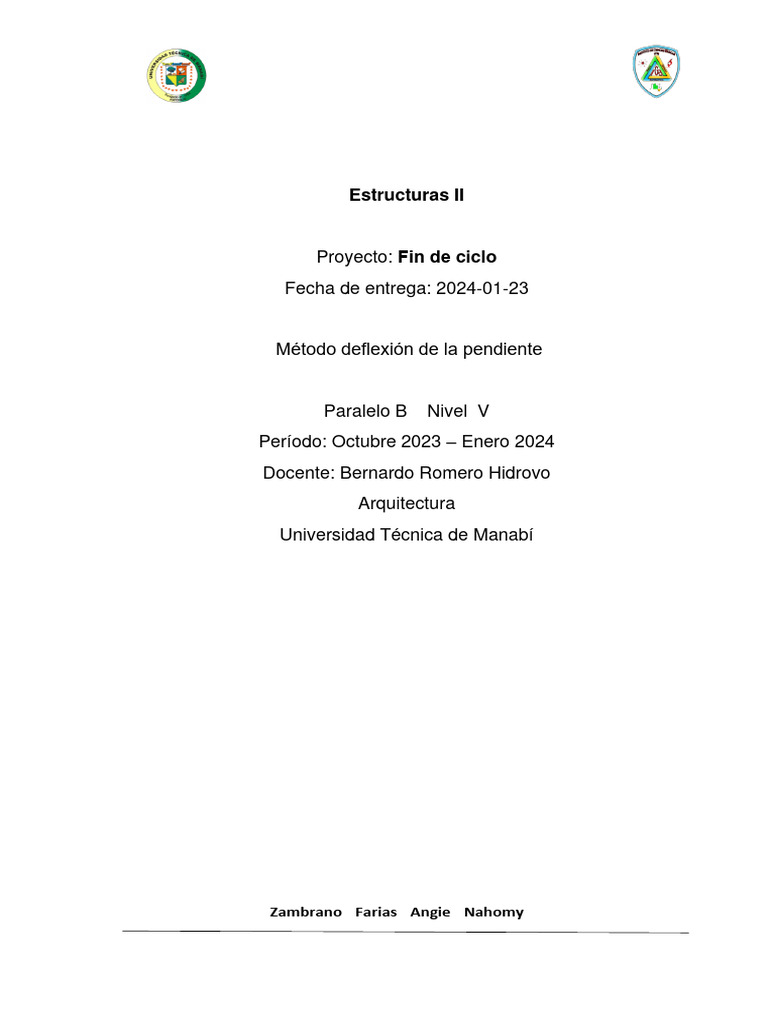 PU3 E2 Documento de Proyecto 2 | PDF