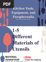 Kitchen Tools and Equipment | PDF | Foods | Baking