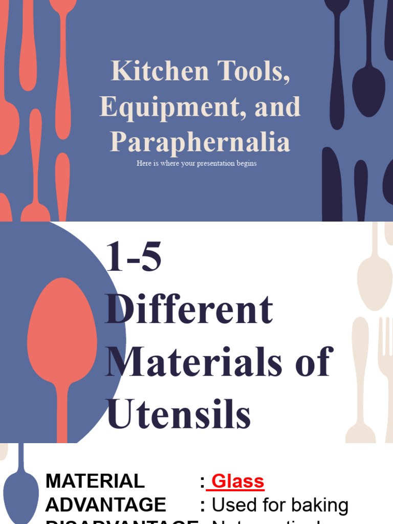 Cookery Tools Pdf Cookware And Bakeware Cooking