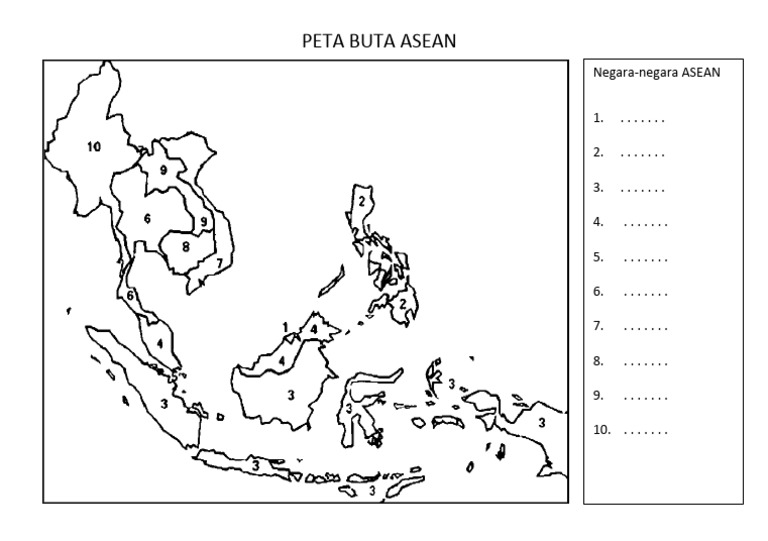 Peta Buta Asean | PDF