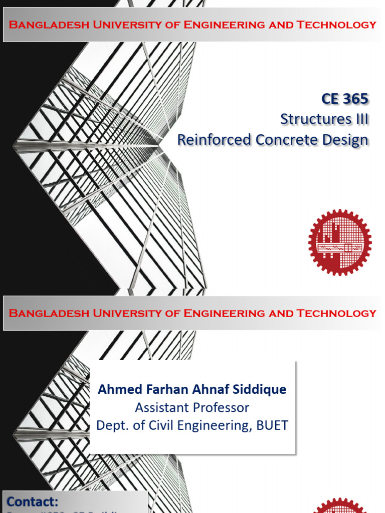 CE 365 04 RCC Beam | PDF | Bending | Beam (Structure)