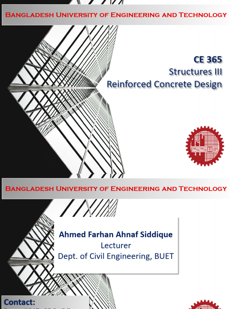 CE 365 06 RCC Column | Download Free PDF | Column | Bending
