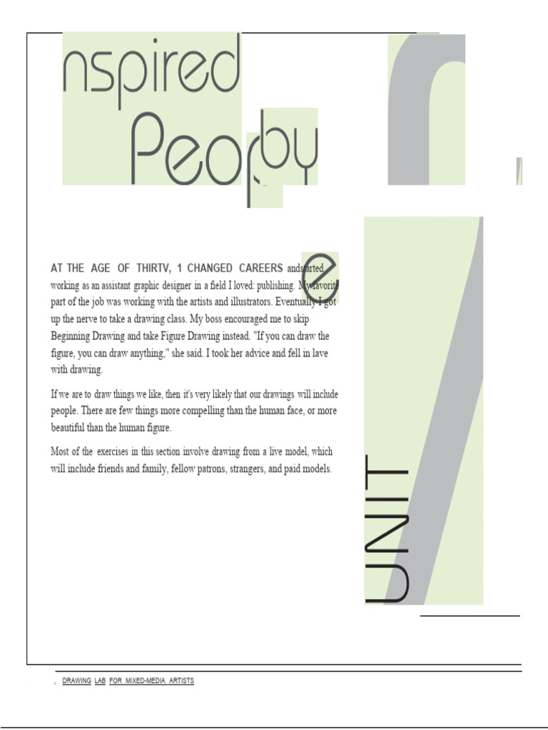 Mixed-Media Drawing Lab Exercises | PDF | Vision | Architectural ...