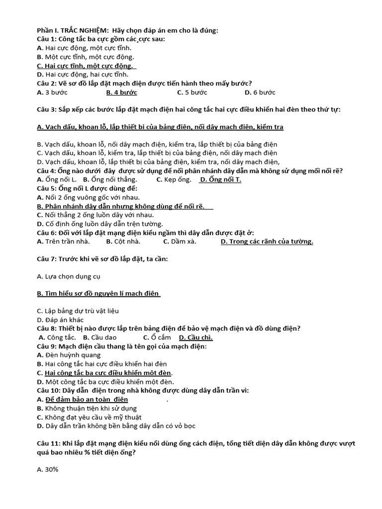 Đề Cương CN 9 | PDF