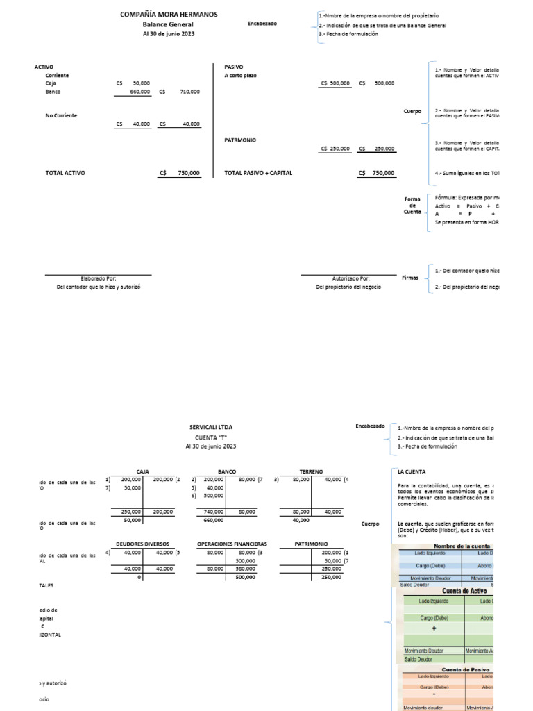 Balances Generales Empresariales | PDF | Contabilidad | Hoja de balance