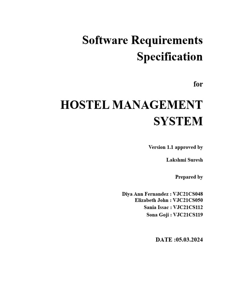 SRS Final | Download Free PDF | Databases | World Wide Web