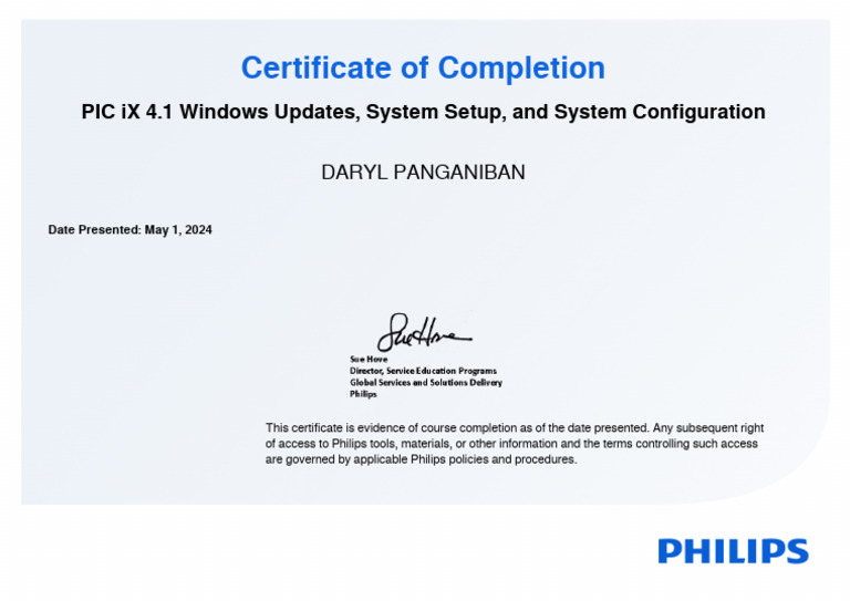PIC Ix 4.1 Windows Updates, System Setup, and System Configuration ...