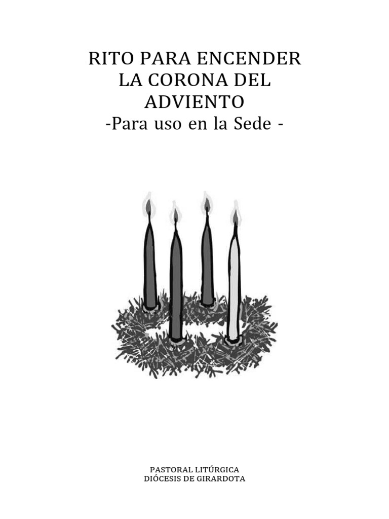 Bendición de la Corona de Adviento | PDF | Adviento | Oración