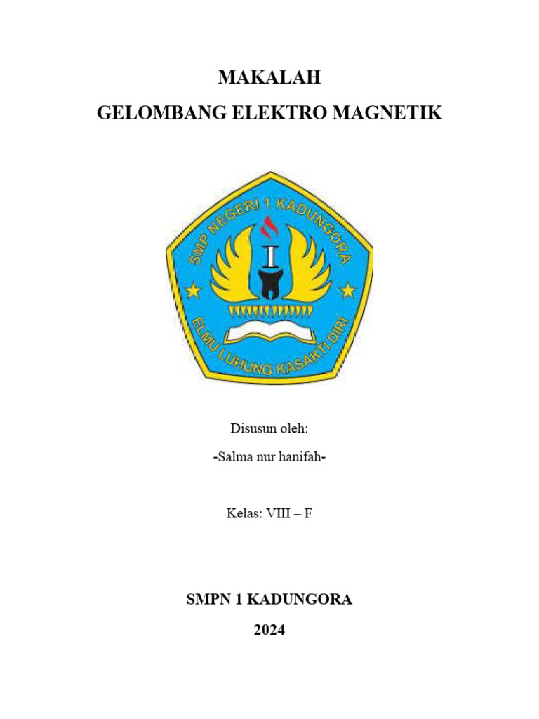 Makalah Gelombang Elektro Magnetik | PDF