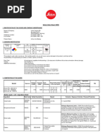 Kts Cr2032 Msds 2025 Ver. (裸電, 帶線共用) | PDF | Dangerous Goods | Carbon Dioxide