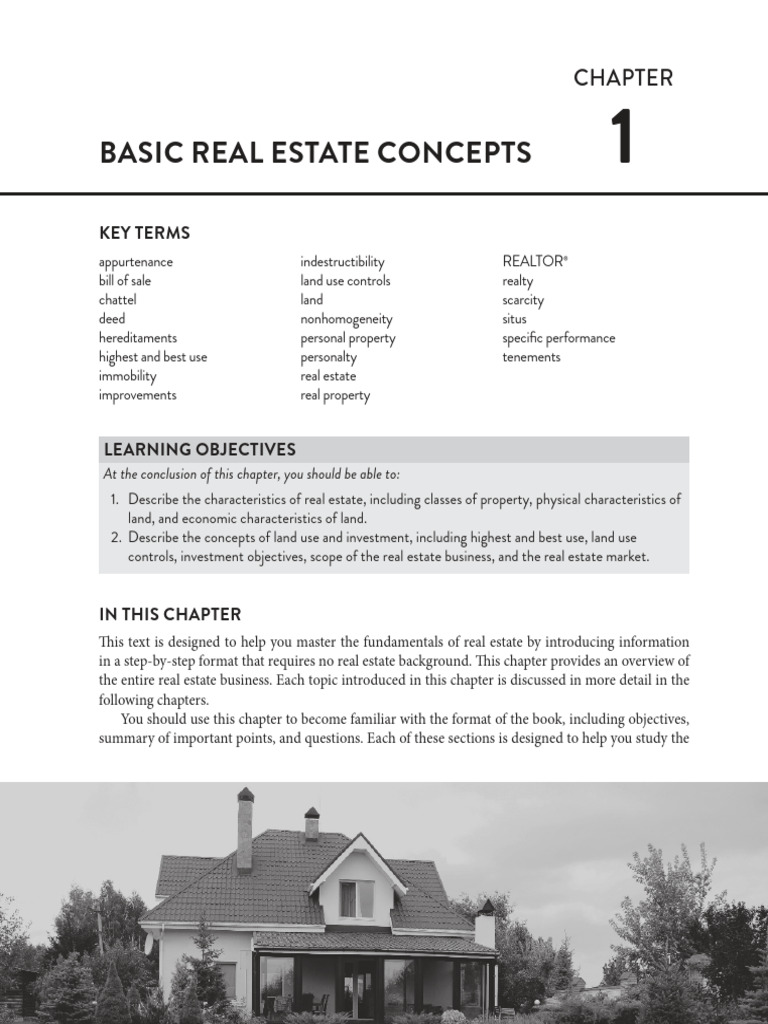 Basic Real Estate Concepts | PDF | National Association Of Realtors ...
