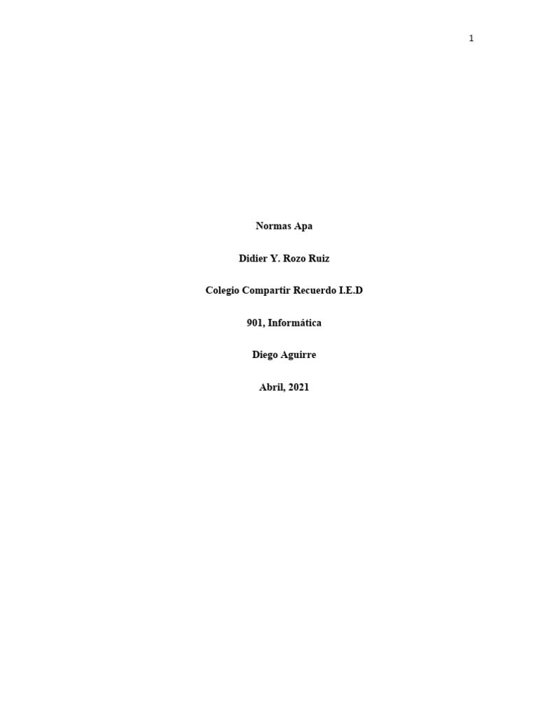 Interlineado y formato en Normas APA 7 | PDF