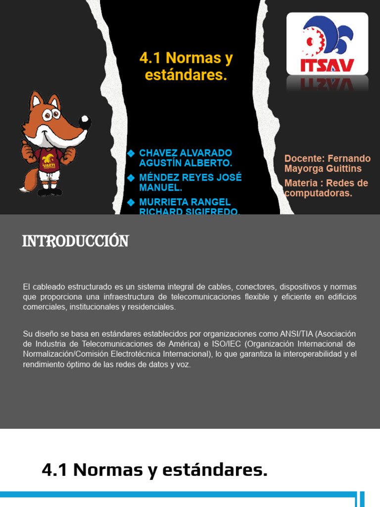 4.1 Normas y Est-Ndares | PDF | Estandarización | Informática