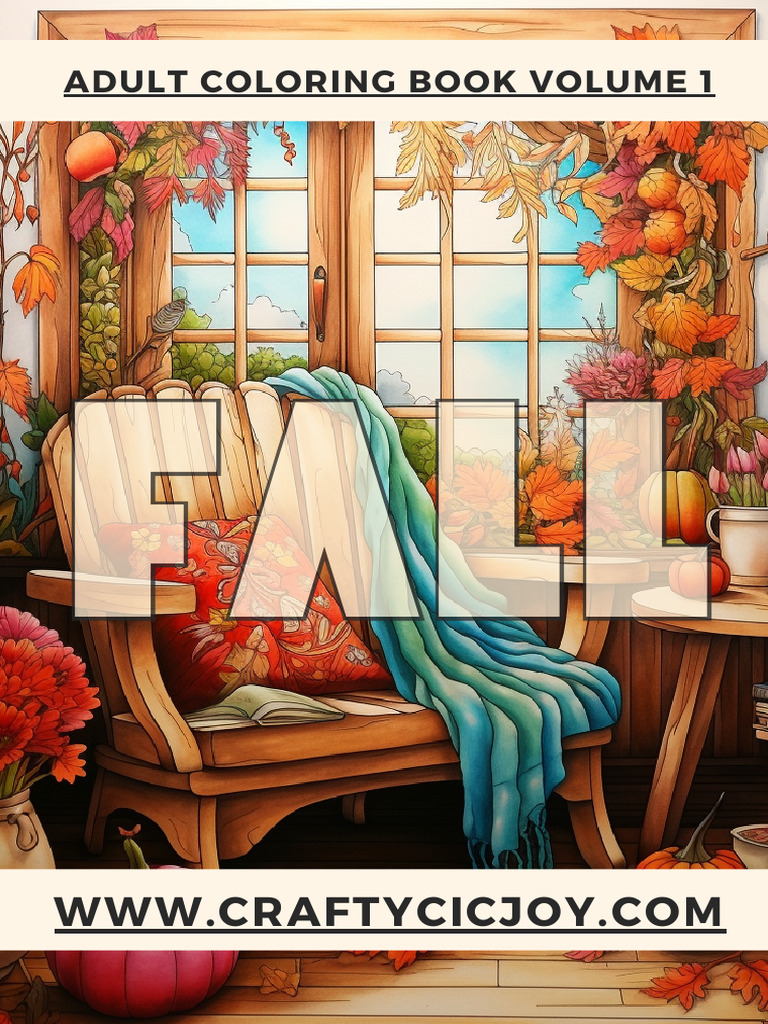 Fall Adult Coloring Book Volume 1 | PDF