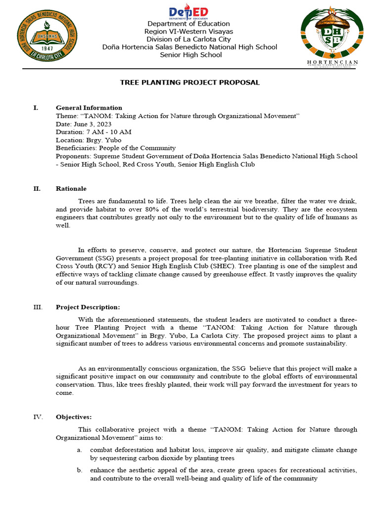 Project-Proposal (1) | PDF | Sustainability | Nature