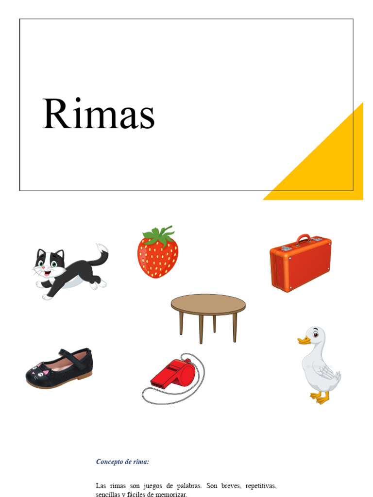 Rimas y Retahílas para Niños | PDF | Artes del Lenguaje y Comunicación ...