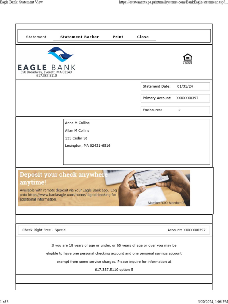 Statrement | PDF | Transaction Account | Payments